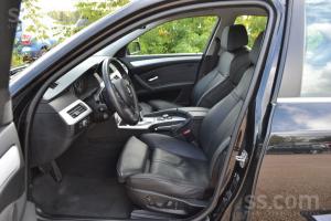 Black BMW 530 2009 in Riga, with an engine capacity of 3.00 L and mileage of 337 thousand km for 7650 €, photo 8 on AUTOMOTO.COM.LV