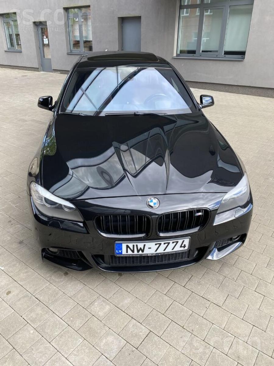 Black BMW 530 2010 in Daugavpils, with an engine capacity of 3.00 L and mileage of 265 thousand km for 15000 €, photo 22 on AUTOMOTO.COM.LV