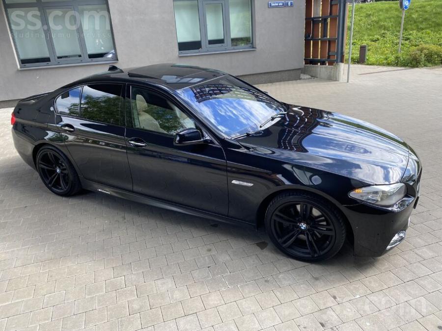 Black BMW 530 2010 in Daugavpils, with an engine capacity of 3.00 L and mileage of 265 thousand km for 15000 €, photo 27 on AUTOMOTO.COM.LV
