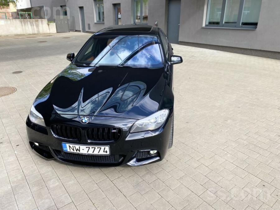 Black BMW 530 2010 in Daugavpils, with an engine capacity of 3.00 L and mileage of 265 thousand km for 15000 €, photo 28 on AUTOMOTO.COM.LV
