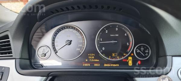 Melns BMW 530 2010 Daugavpils, ar dzinēja tilpumu 3.00 L un nobraukumu 420 tūkst. km par 6350 €, foto 8 vietnē AUTOMOTO.COM.LV