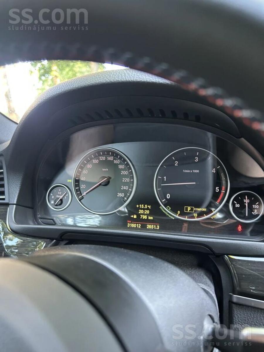 Melns BMW 530 2010 Liepāja, ar dzinēja tilpumu 3.00 L un nobraukumu 316 tūkst. km par 12250 €, foto 11 vietnē AUTOMOTO.COM.LV