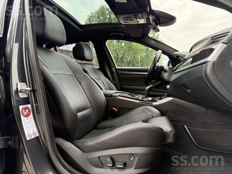 Black BMW 530 2010 in Liepaja, with an engine capacity of 3.00 L and mileage of 279 thousand km for 13000 €, photo 10 on AUTOMOTO.COM.LV
