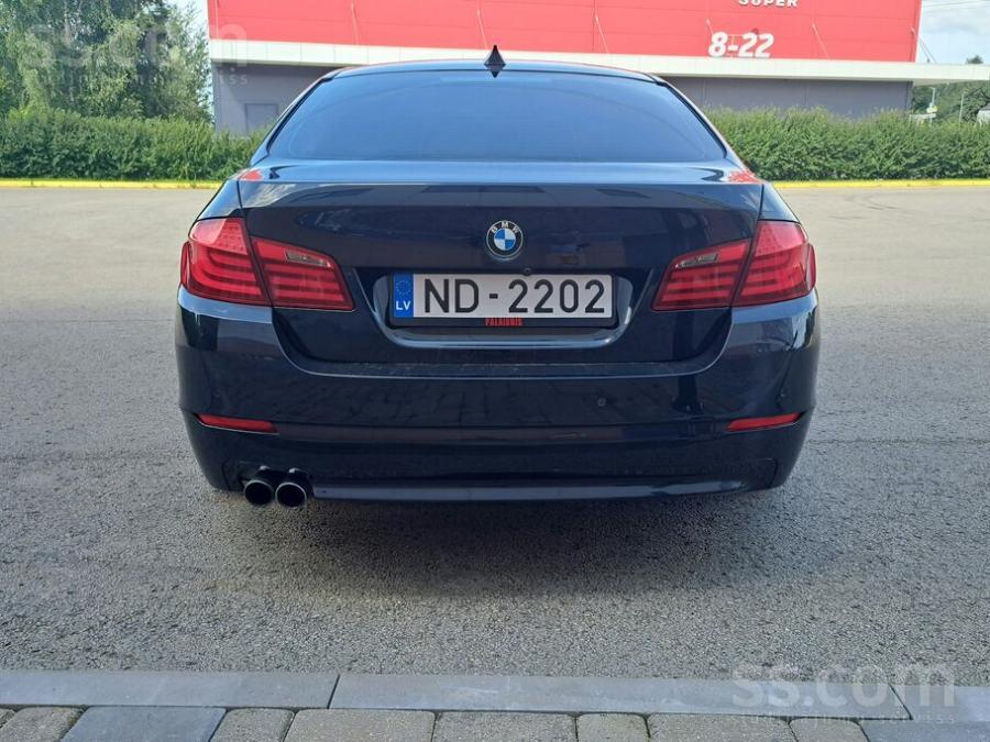 Melns BMW 530 2010 Rīga, ar dzinēja tilpumu 3.00 L un nobraukumu 251 tūkst. km par 8850 €, foto 3 vietnē AUTOMOTO.COM.LV