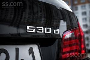 Black BMW 530 2010 in Riga, with an engine capacity of 3.00 L and mileage of 303 thousand km for 7990 €, photo 8 on AUTOMOTO.COM.LV