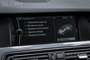 Black BMW 530 2010 in Riga, with an engine capacity of 3.00 L and mileage of 303 thousand km for 7990 €, photo 28 on AUTOMOTO.COM.LV