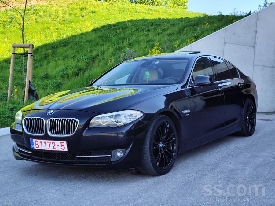 Melns BMW 530 2011 Rēzekne, ar dzinēja tilpumu 3.00 L un nobraukumu 373 tūkst. km par 4750 €, foto 1 vietnē AUTOMOTO.COM.LV