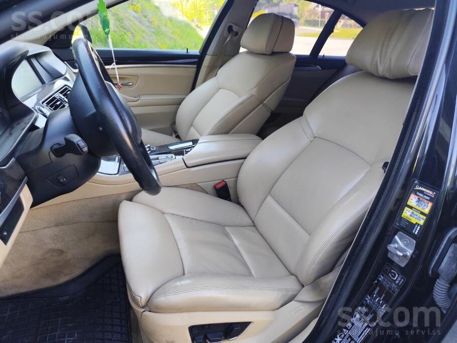 Melns BMW 530 2011 Rēzekne, ar dzinēja tilpumu 3.00 L un nobraukumu 373 tūkst. km par 4750 €, foto 5 vietnē AUTOMOTO.COM.LV
