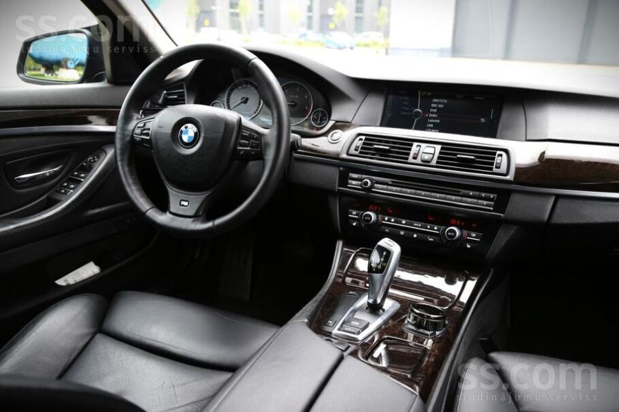 Melns BMW 530 2011 Rīga, ar dzinēja tilpumu 3.00 L un nobraukumu 0 tūkst. km par 10850 €, foto 16 vietnē AUTOMOTO.COM.LV