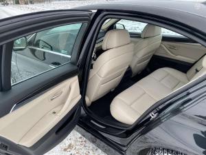 Black BMW 530 2011 in Marijampole, with an engine capacity of 2.99 L and mileage of 329 thousand km for 8700 €, photo 12 on AUTOMOTO.COM.LV