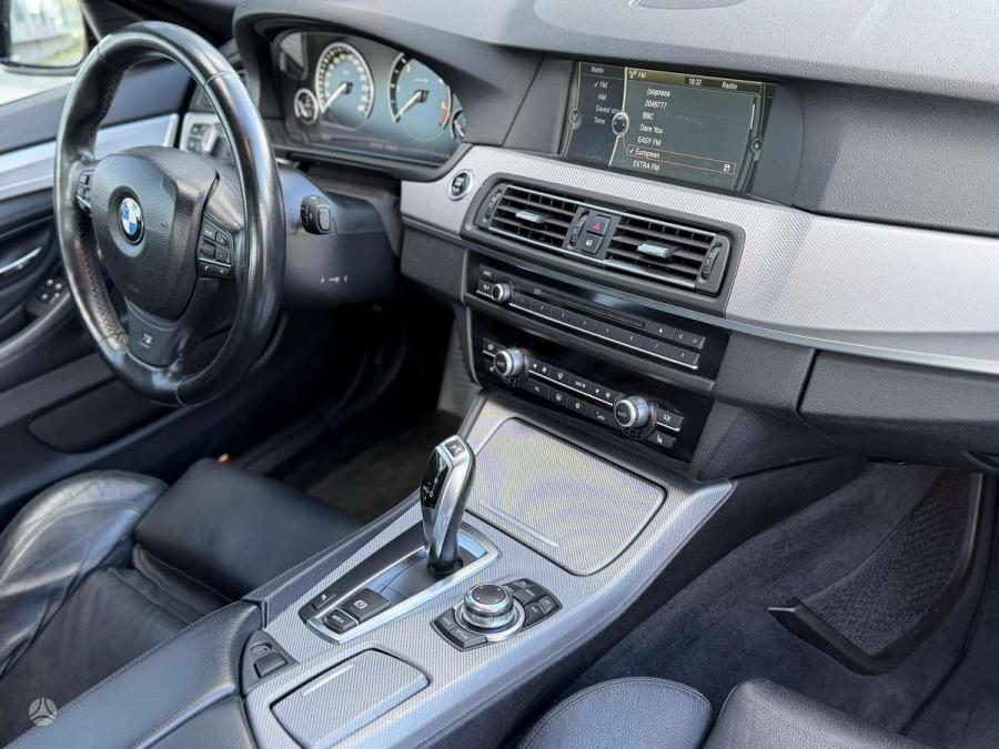 Melns BMW 530 2011 Viļņa, ar dzinēja tilpumu 0.00 L un nobraukumu 310 tūkst. km par 9890 €, foto 15 vietnē AUTOMOTO.COM.LV