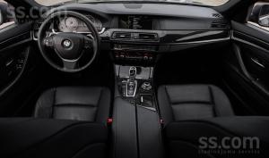 Black BMW 530 2011 in Jelgava, with an engine capacity of 3.00 L and mileage of 259 thousand km for 7790 €, photo 10 on AUTOMOTO.COM.LV