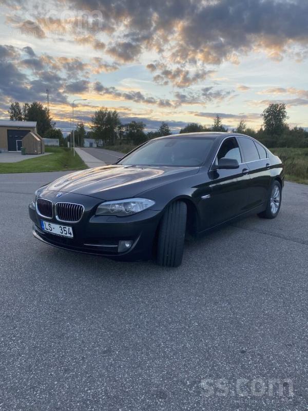 Melns BMW 530 2011 Gulbene, ar dzinēja tilpumu 3.00 L un nobraukumu 343 tūkst. km par 9200 €, foto 1 vietnē AUTOMOTO.COM.LV