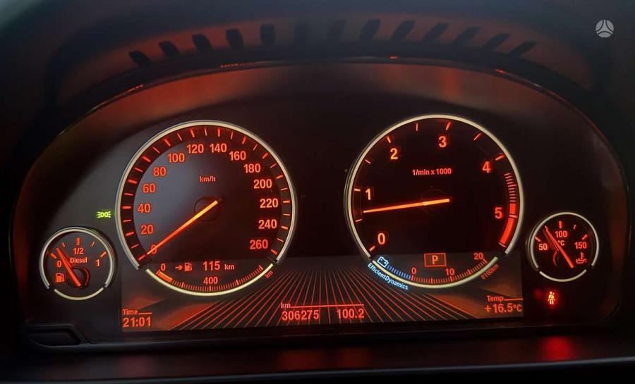 Black BMW 530 2011 in Marijampole, with an engine capacity of 2.99 L and mileage of 306 thousand km for 9400 €, photo 30 on AUTOMOTO.COM.LV
