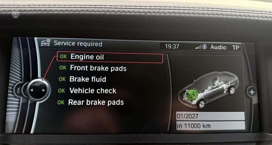 Black BMW 530 2011 in Marijampole, with an engine capacity of 2.99 L and mileage of 306 thousand km for 9400 €, photo 35 on AUTOMOTO.COM.LV