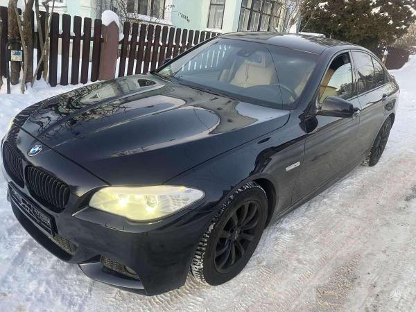 Melns BMW 530 2012 Viļņa, ar dzinēja tilpumu 2.99 L un nobraukumu 318 tūkst. km par 8900 €, foto 1 vietnē AUTOMOTO.COM.LV