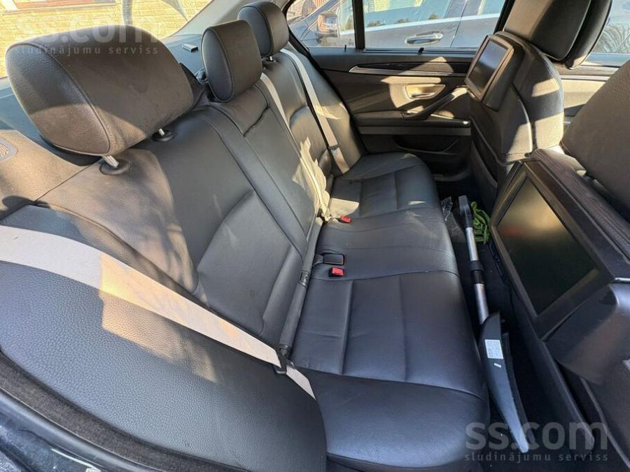 Melns BMW 530 2012 Rīga, ar dzinēja tilpumu 3.00 L un nobraukumu 294 tūkst. km par 9200 €, foto 6 vietnē AUTOMOTO.COM.LV