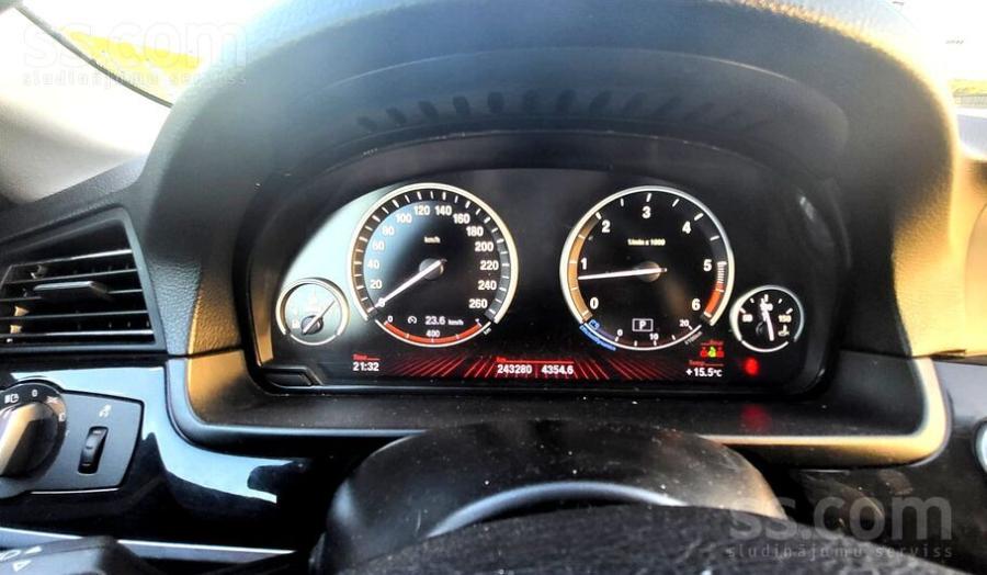 Melns BMW 530 2012 Rīga, ar dzinēja tilpumu 3.00 L un nobraukumu 243 tūkst. km par 11500 €, foto 5 vietnē AUTOMOTO.COM.LV