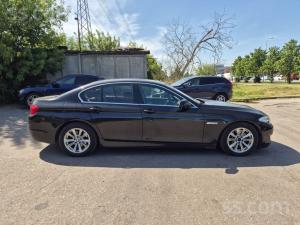 Black BMW 530 2012 in Riga, with an engine capacity of 3.00 L and mileage of 294 thousand km for 9490 €, photo 6 on AUTOMOTO.COM.LV