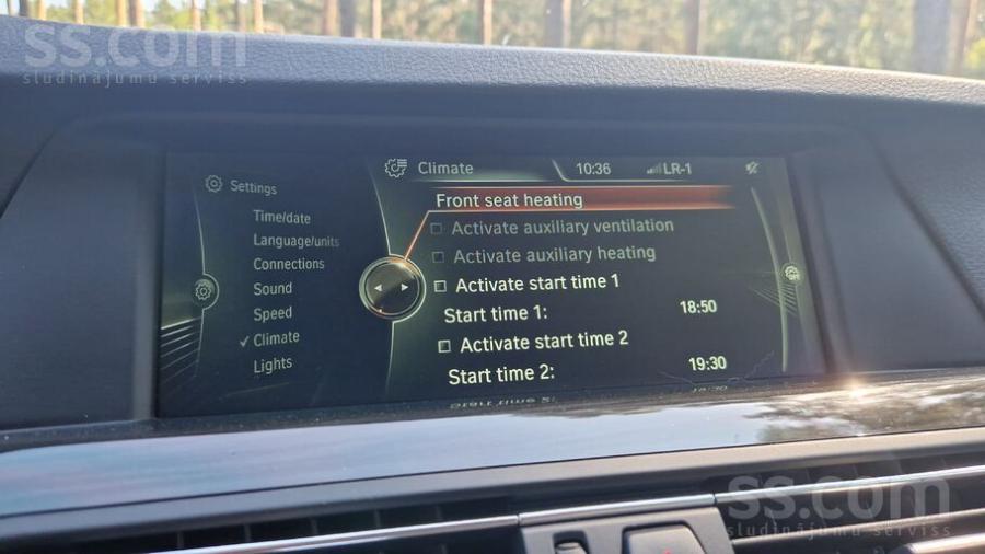 Black BMW 530 2012 in Riga, with an engine capacity of 3.00 L and mileage of 290 thousand km for 12300 €, photo 7 on AUTOMOTO.COM.LV