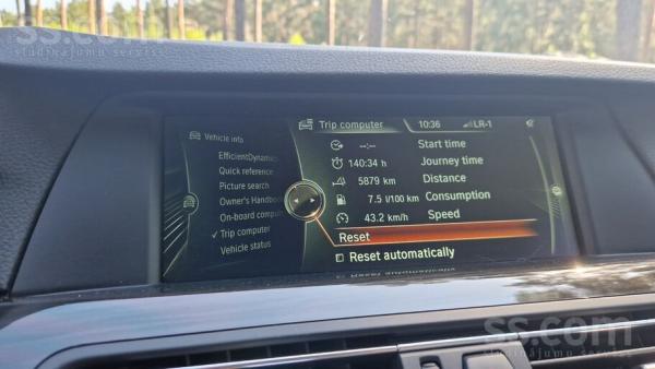 Melns BMW 530 2012 Rīga, ar dzinēja tilpumu 3.00 L un nobraukumu 290 tūkst. km par 12300 €, foto 7 vietnē AUTOMOTO.COM.LV