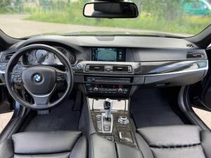 Black BMW 530 2012 in Riga, with an engine capacity of 3.00 L and mileage of 0 thousand km for 11500 €, photo 16 on AUTOMOTO.COM.LV