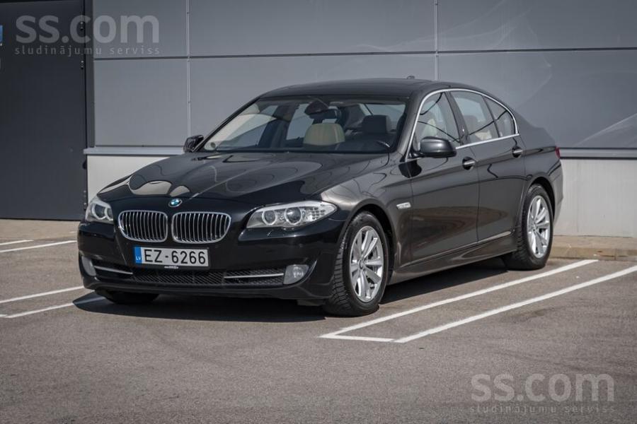 Melns BMW 530 2012 Rīga, ar dzinēja tilpumu 3.00 L un nobraukumu 286 tūkst. km par 9490 €, foto 1 vietnē AUTOMOTO.COM.LV