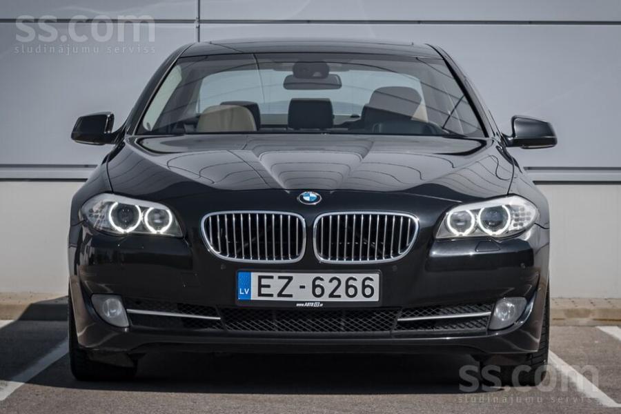 Melns BMW 530 2012 Rīga, ar dzinēja tilpumu 3.00 L un nobraukumu 286 tūkst. km par 9490 €, foto 3 vietnē AUTOMOTO.COM.LV