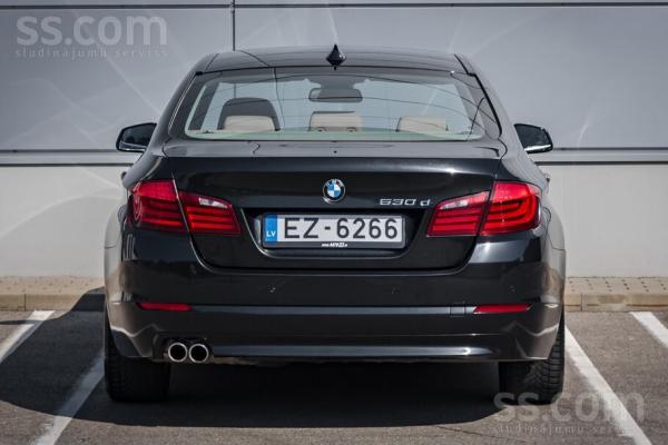 Melns BMW 530 2012 Rīga, ar dzinēja tilpumu 3.00 L un nobraukumu 286 tūkst. km par 9490 €, foto 5 vietnē AUTOMOTO.COM.LV