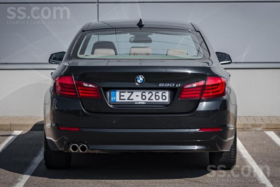 Melns BMW 530 2012 Rīga, ar dzinēja tilpumu 3.00 L un nobraukumu 286 tūkst. km par 9490 €, foto 6 vietnē AUTOMOTO.COM.LV
