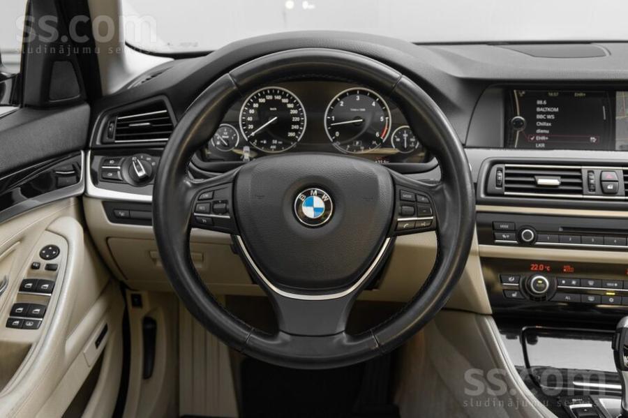 Melns BMW 530 2012 Rīga, ar dzinēja tilpumu 3.00 L un nobraukumu 286 tūkst. km par 9490 €, foto 12 vietnē AUTOMOTO.COM.LV
