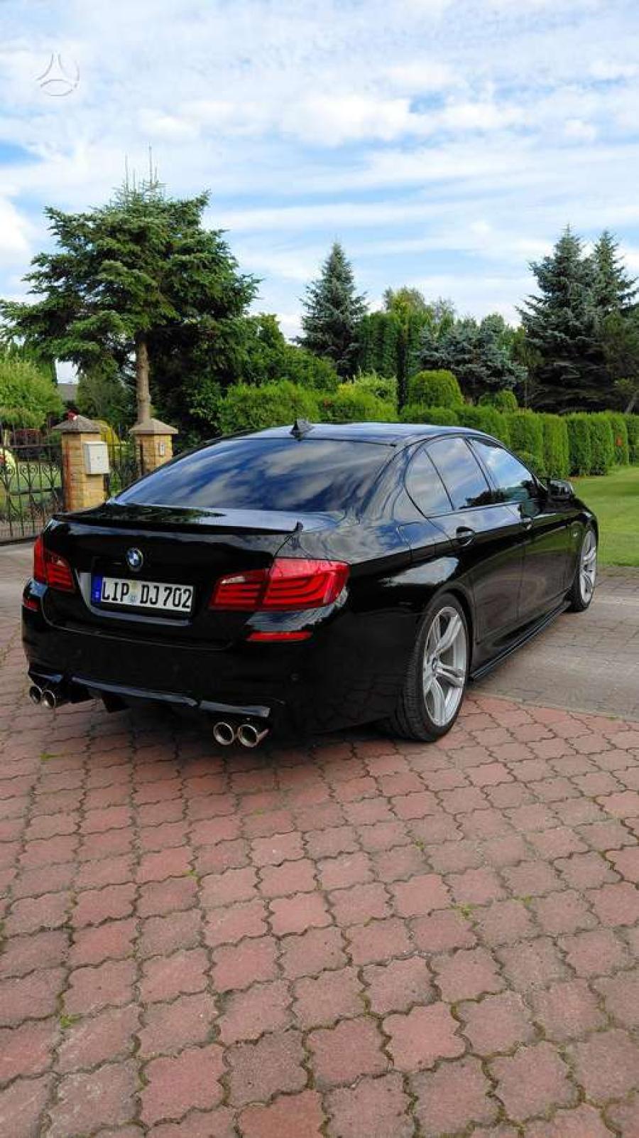 Melns BMW 530 2012 Viļņa, ar dzinēja tilpumu 2.99 L un nobraukumu 277 tūkst. km par 12500 €, foto 12 vietnē AUTOMOTO.COM.LV