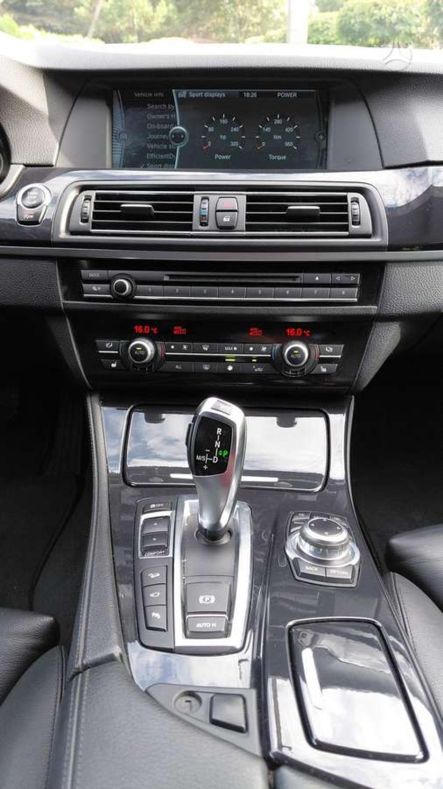 Melns BMW 530 2012 Viļņa, ar dzinēja tilpumu 2.99 L un nobraukumu 277 tūkst. km par 12500 €, foto 24 vietnē AUTOMOTO.COM.LV