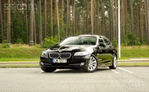 Black BMW 530 2012 in Riga, with an engine capacity of 3.00 L and mileage of 294 thousand km for 8590 €, photo  on AUTOMOTO.COM.LV