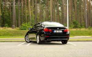 Black BMW 530 2012 in Riga, with an engine capacity of 3.00 L and mileage of 294 thousand km for 8590 €, photo 8 on AUTOMOTO.COM.LV
