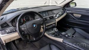 Black BMW 530 2012 in Riga, with an engine capacity of 3.00 L and mileage of 294 thousand km for 8590 €, photo 10 on AUTOMOTO.COM.LV