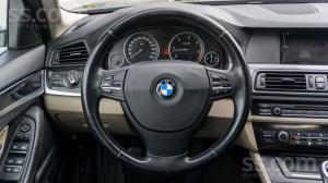 Black BMW 530 2012 in Riga, with an engine capacity of 3.00 L and mileage of 294 thousand km for 8590 €, photo 14 on AUTOMOTO.COM.LV