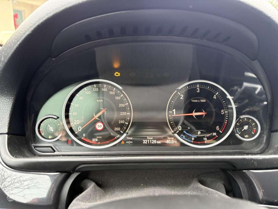 Черный БМВ 530 2013 в Расейняй, объемом двигателя 2.99 л и пробегом 321 тыс. км за 6900 €, фото 25 на AUTOMOTO.COM.LV