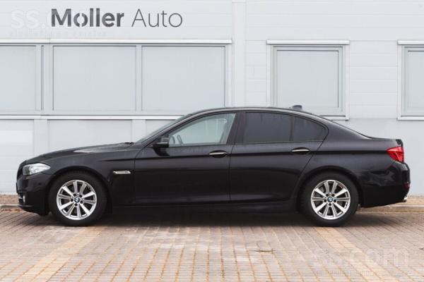Black BMW 530 2013 in Ventspils, with an engine capacity of 3.00 L and mileage of 260 thousand km for 8900 €, photo 2 on AUTOMOTO.COM.LV