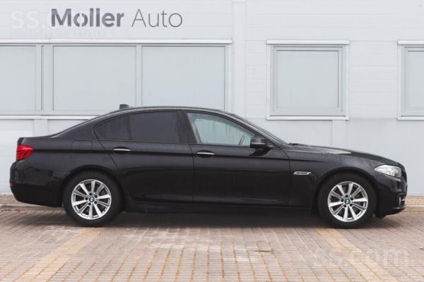 Black BMW 530 2013 in Ventspils, with an engine capacity of 3.00 L and mileage of 260 thousand km for 8900 €, photo 6 on AUTOMOTO.COM.LV