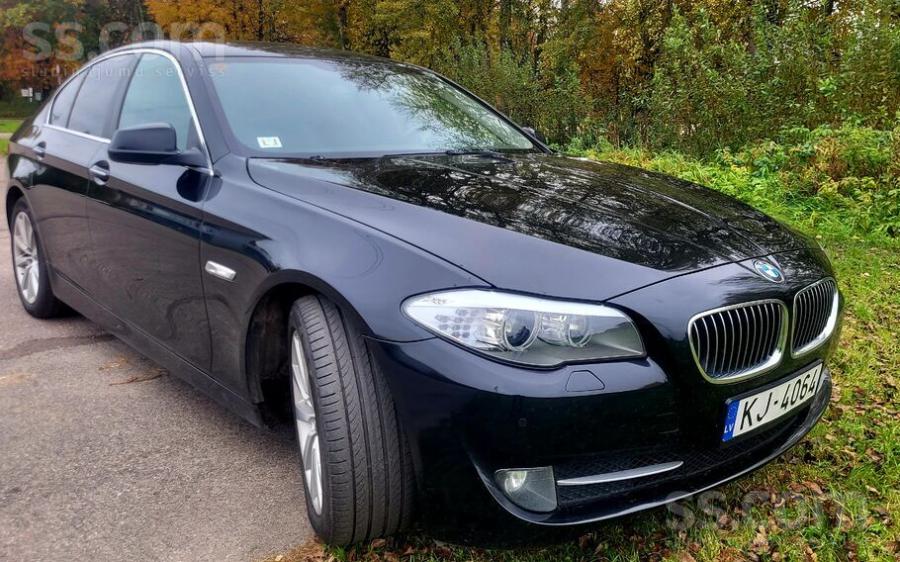 Melns BMW 530 2013 Ogre, ar dzinēja tilpumu 3.00 L un nobraukumu 323 tūkst. km par 8900 €, foto 3 vietnē AUTOMOTO.COM.LV
