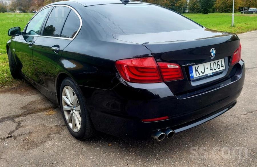Melns BMW 530 2013 Ogre, ar dzinēja tilpumu 3.00 L un nobraukumu 323 tūkst. km par 8900 €, foto 5 vietnē AUTOMOTO.COM.LV