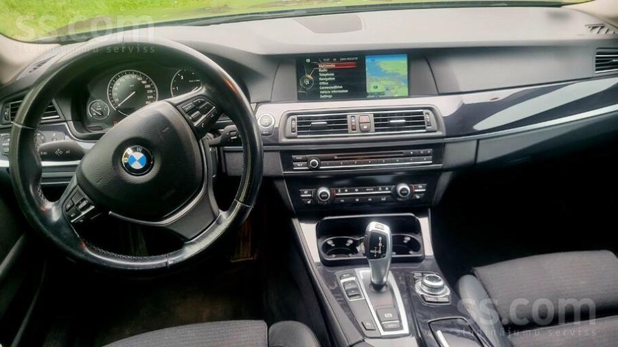 Melns BMW 530 2013 Ogre, ar dzinēja tilpumu 3.00 L un nobraukumu 323 tūkst. km par 8900 €, foto 6 vietnē AUTOMOTO.COM.LV