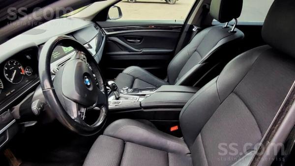 Melns BMW 530 2013 Ogre, ar dzinēja tilpumu 3.00 L un nobraukumu 323 tūkst. km par 8900 €, foto 6 vietnē AUTOMOTO.COM.LV