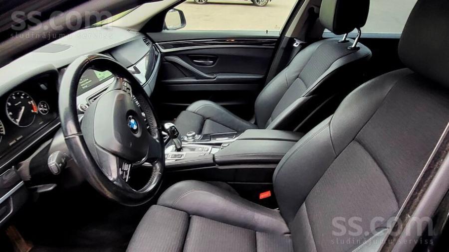 Melns BMW 530 2013 Ogre, ar dzinēja tilpumu 3.00 L un nobraukumu 323 tūkst. km par 8900 €, foto 7 vietnē AUTOMOTO.COM.LV