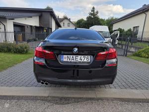 Black BMW 530 2013 in Utena, with an engine capacity of 2.99 L and mileage of 231 thousand km for 10999 €, photo 7 on AUTOMOTO.COM.LV