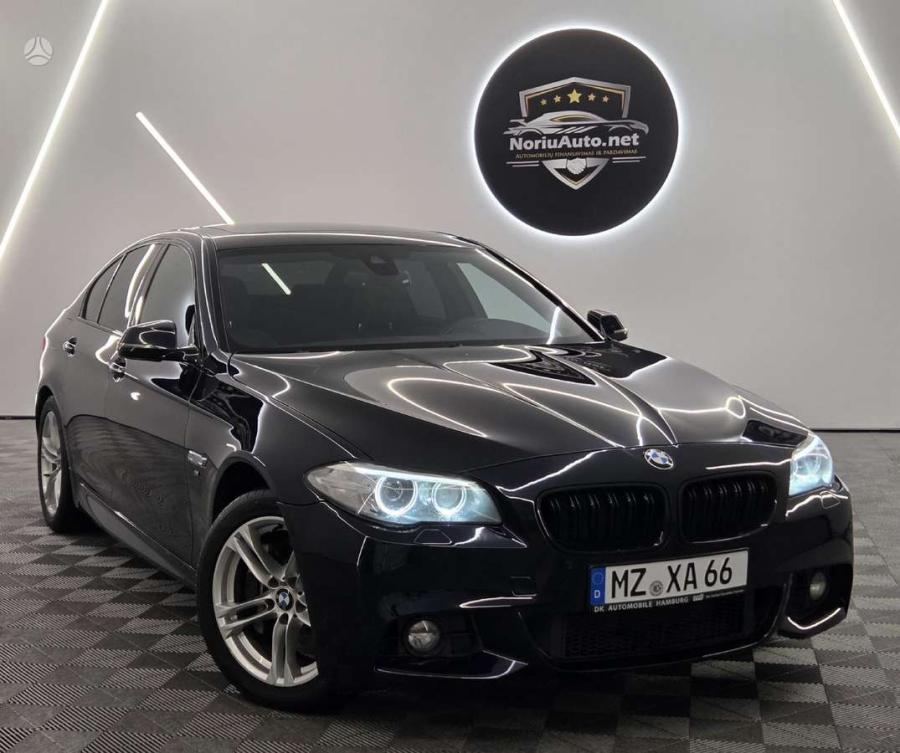 Melns BMW 530 2014 Marijampole, ar dzinēja tilpumu 2.99 L un nobraukumu 311 tūkst. km par 13750 €, foto 1 vietnē AUTOMOTO.COM.LV