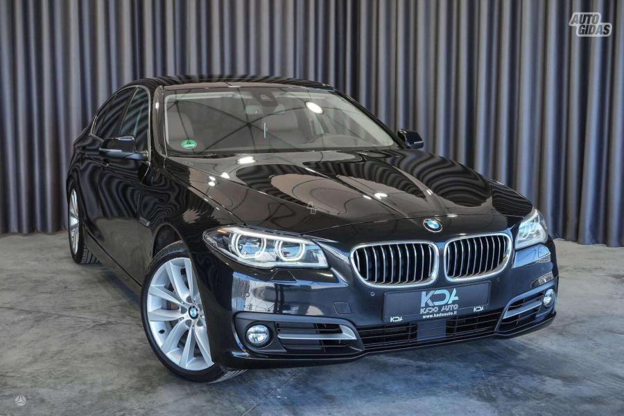Black BMW 530 2014 in Marijampole, with an engine capacity of 3.00 L and mileage of 222 thousand km for 14250 €, photo 3 on AUTOMOTO.COM.LV
