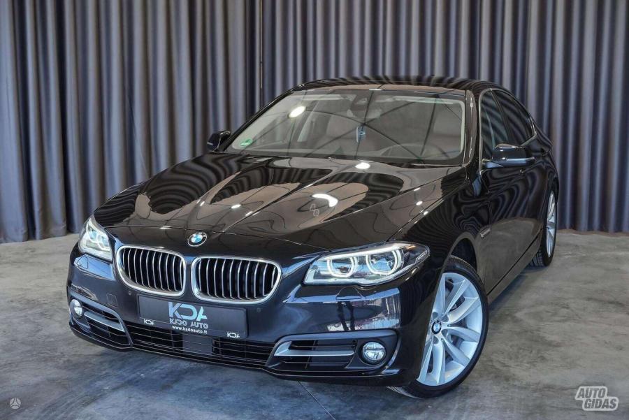 Black BMW 530 2014 in Marijampole, with an engine capacity of 3.00 L and mileage of 222 thousand km for 14250 €, photo 5 on AUTOMOTO.COM.LV