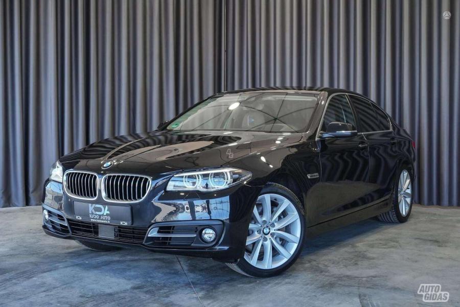 Black BMW 530 2014 in Marijampole, with an engine capacity of 3.00 L and mileage of 222 thousand km for 14250 €, photo 6 on AUTOMOTO.COM.LV